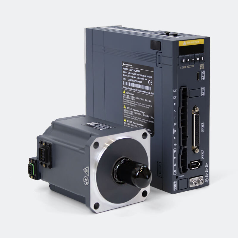 JSS715P Series 1000W Pulse AC Servo Motor Kit 3000rpm 3.18Nm 17-Bit Absolute Encoder Servo Motor ...